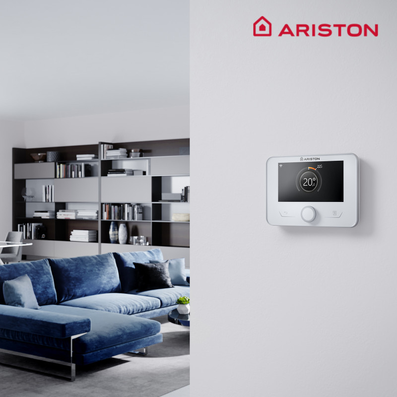Termostato, Ariston, Sensys Net HD, Blanco, Compatible con la App ... Termostato, Ariston, Sensys Net HD, Blanco, Compatible con la App ...